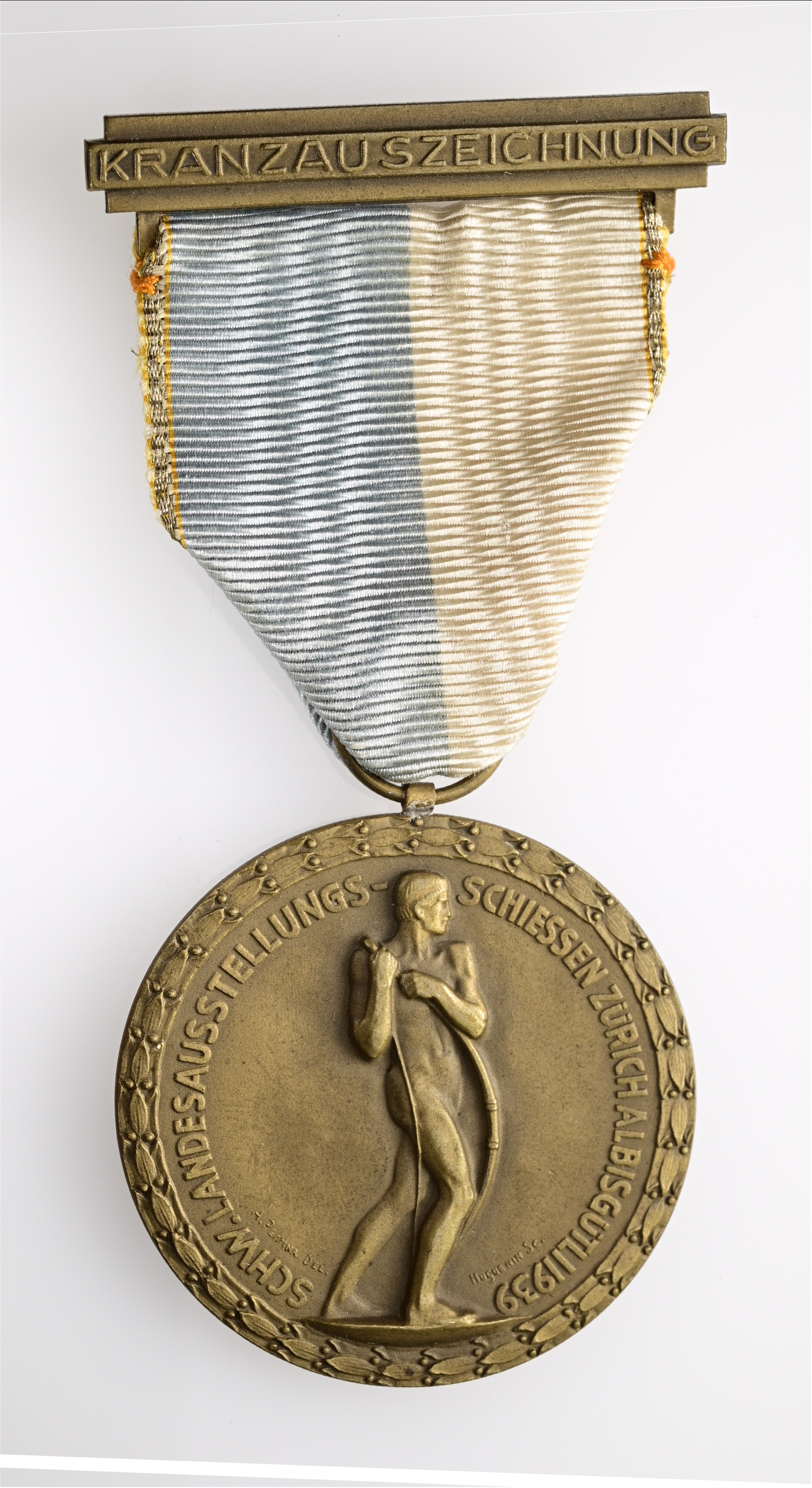 Szwajcaria Zurych Br zowy Medal 1939 Zurych Albisg tli