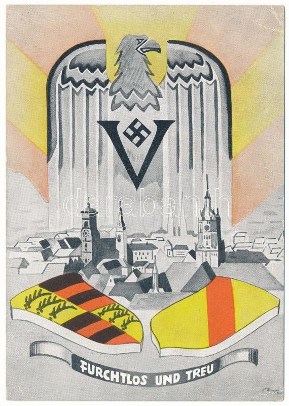 1942 Furchtlos und Treu. WehrKreiskommando V Stuttgart für das Kriegs ...