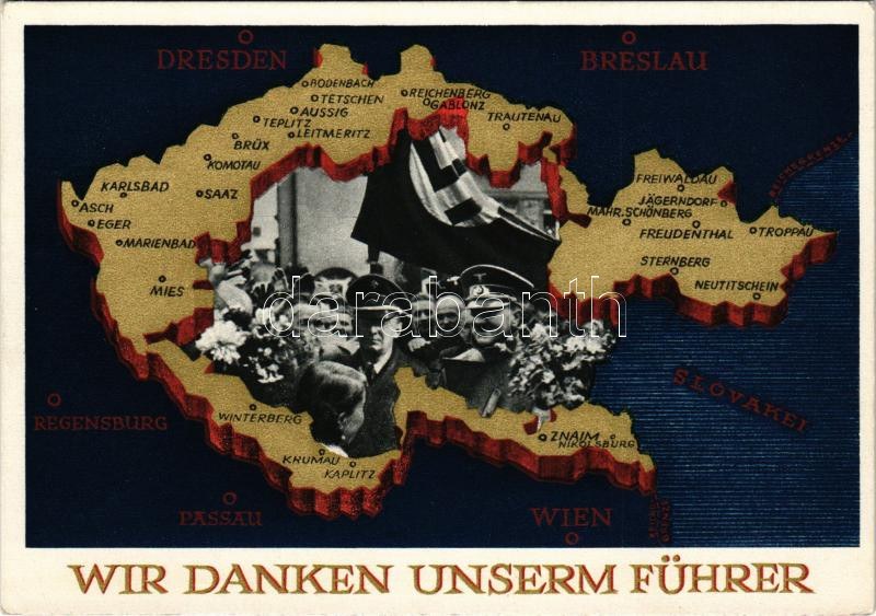 Wir danken unserm Führer / NSDAP German Nazi Party propaganda, Adolf ...