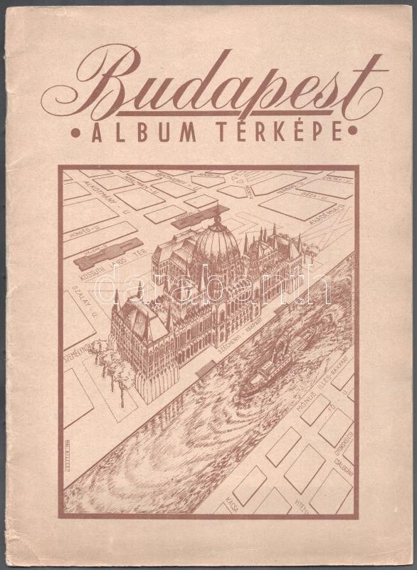1948 Budapest album térképe. Szerk. és rajzolta: Reizinger Nándor ...