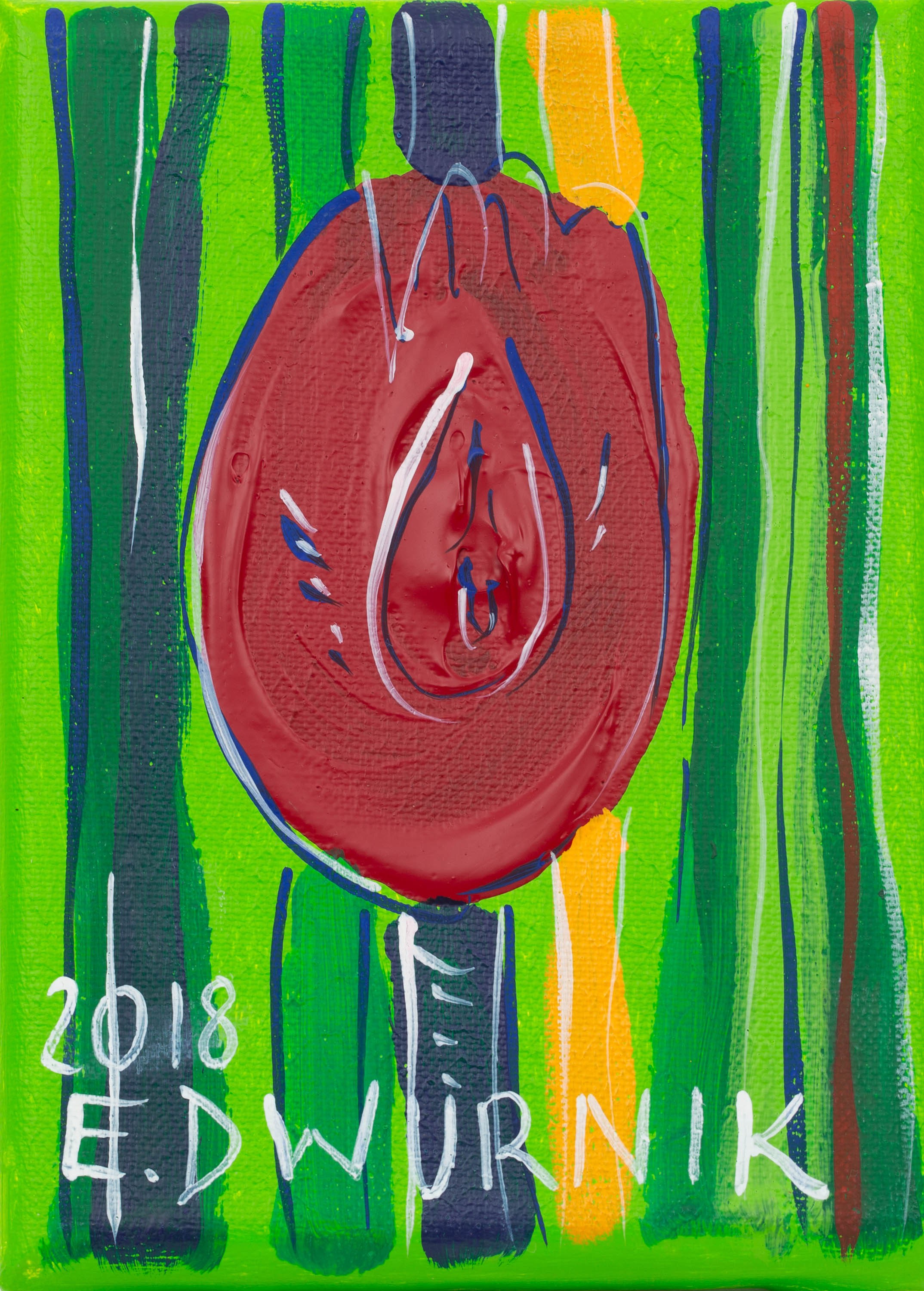 Edward Dwurnik (1943 - 2018), Tulipan, 2018 - Aukcja internetowa / Licytacja online - Cena - OneBid