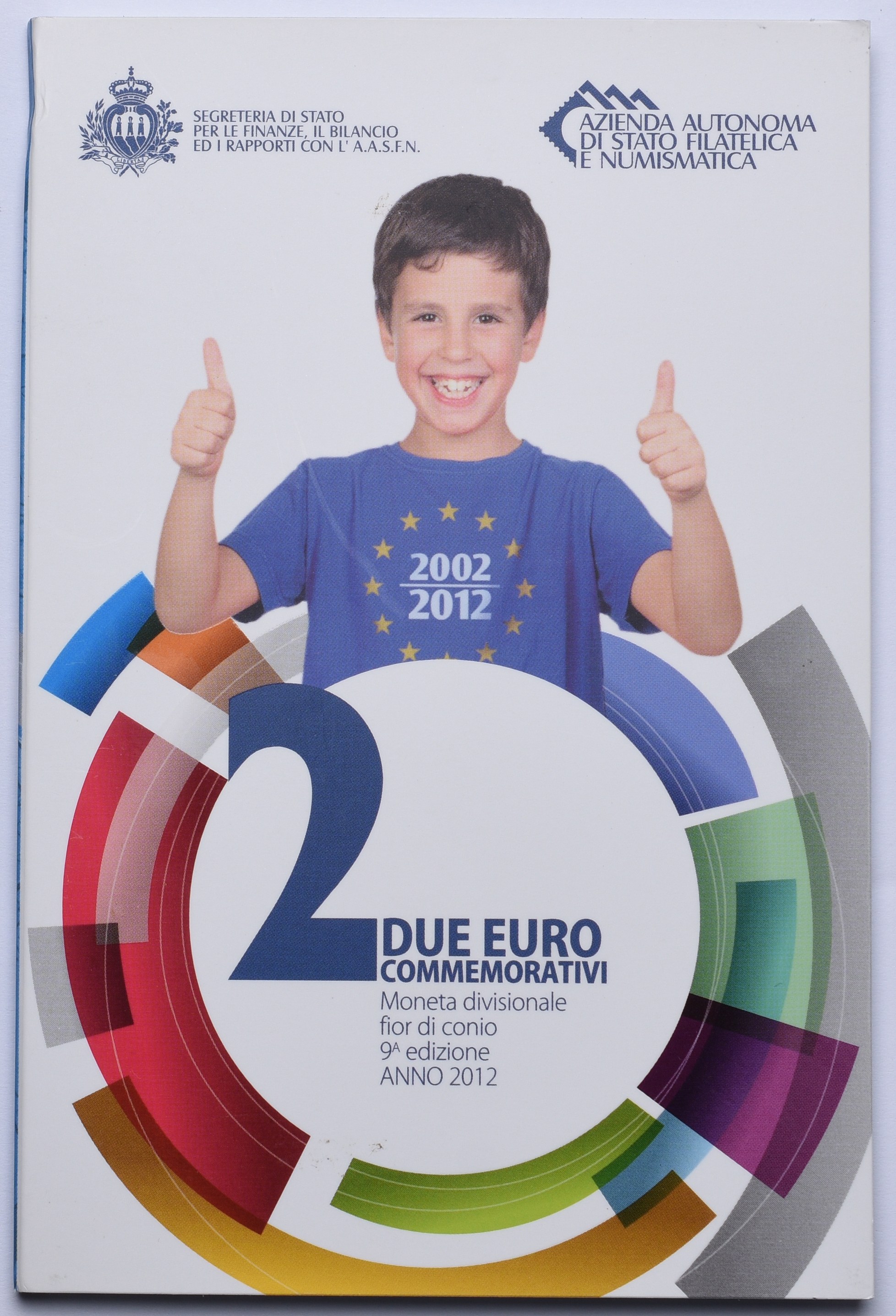 San Marino, 2 euro 2012, 10 lat euro - Aukcja internetowa / Licytacja ...