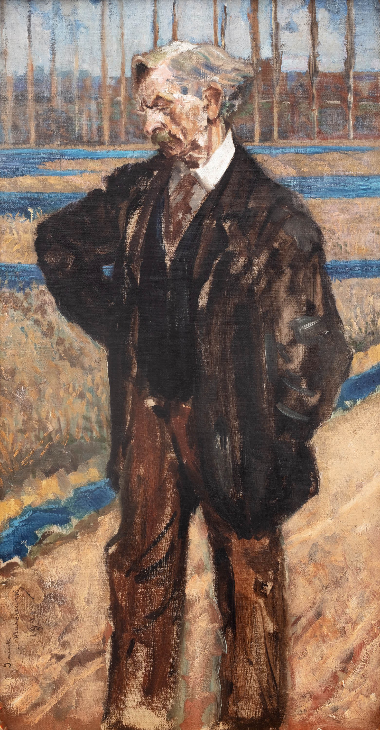 Jacek Malczewski (1854 Radom - 1929 Kraków), Portret Stanisława ...