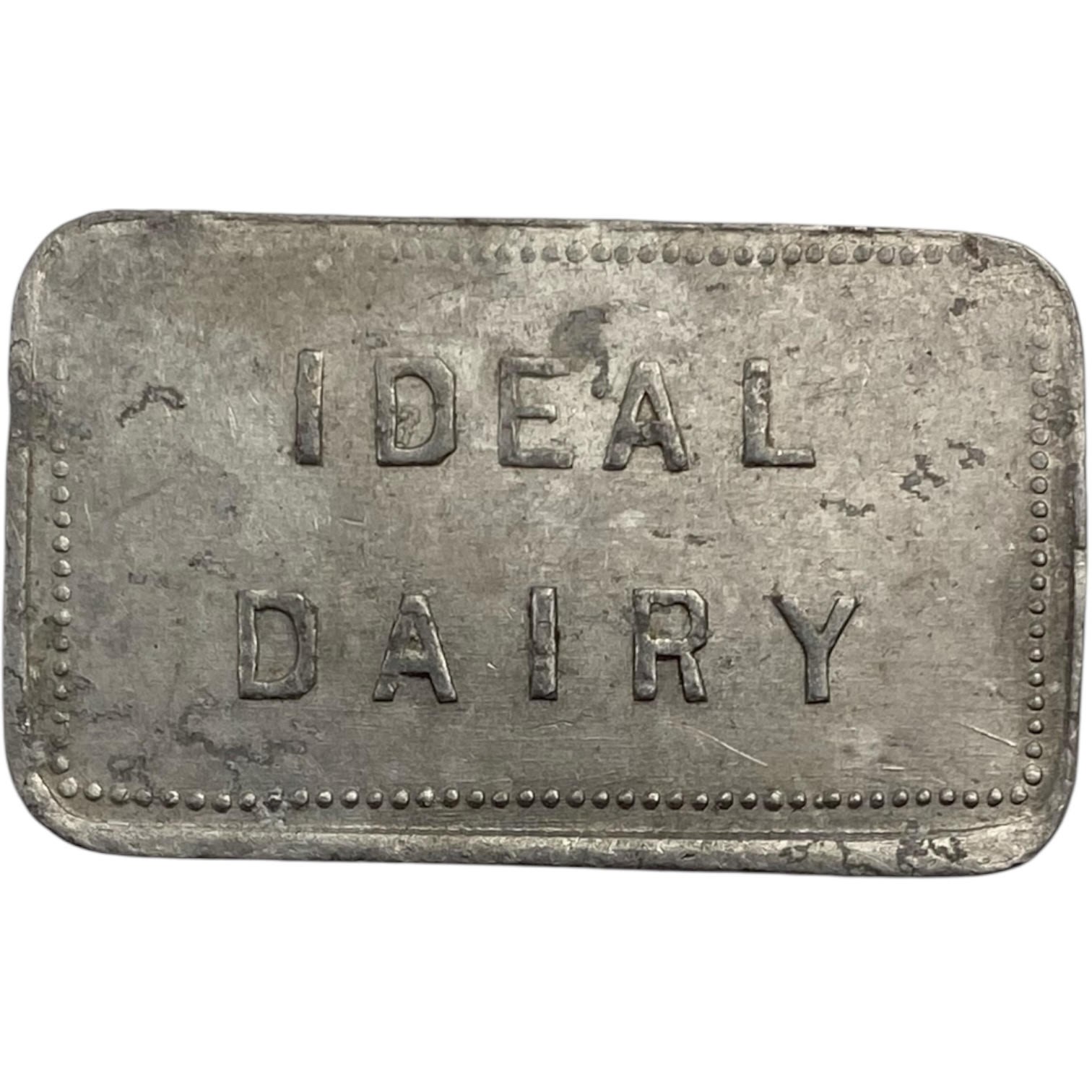 Kanada Hanower Ontario 1 Quart Ideal Dairy Merchant Milk Token - Aukcja ...