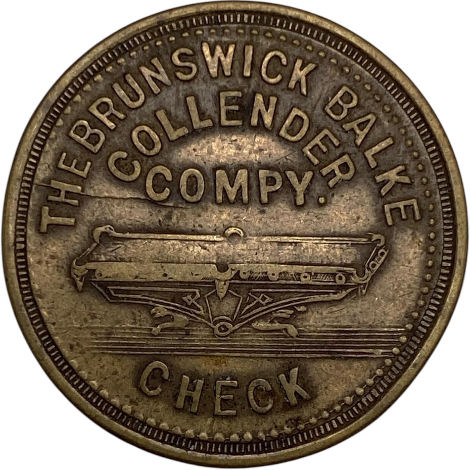 Stany Zjednoczone Nowy Jork Tonawanda 5 Cent The Brunswick Collender Co ...