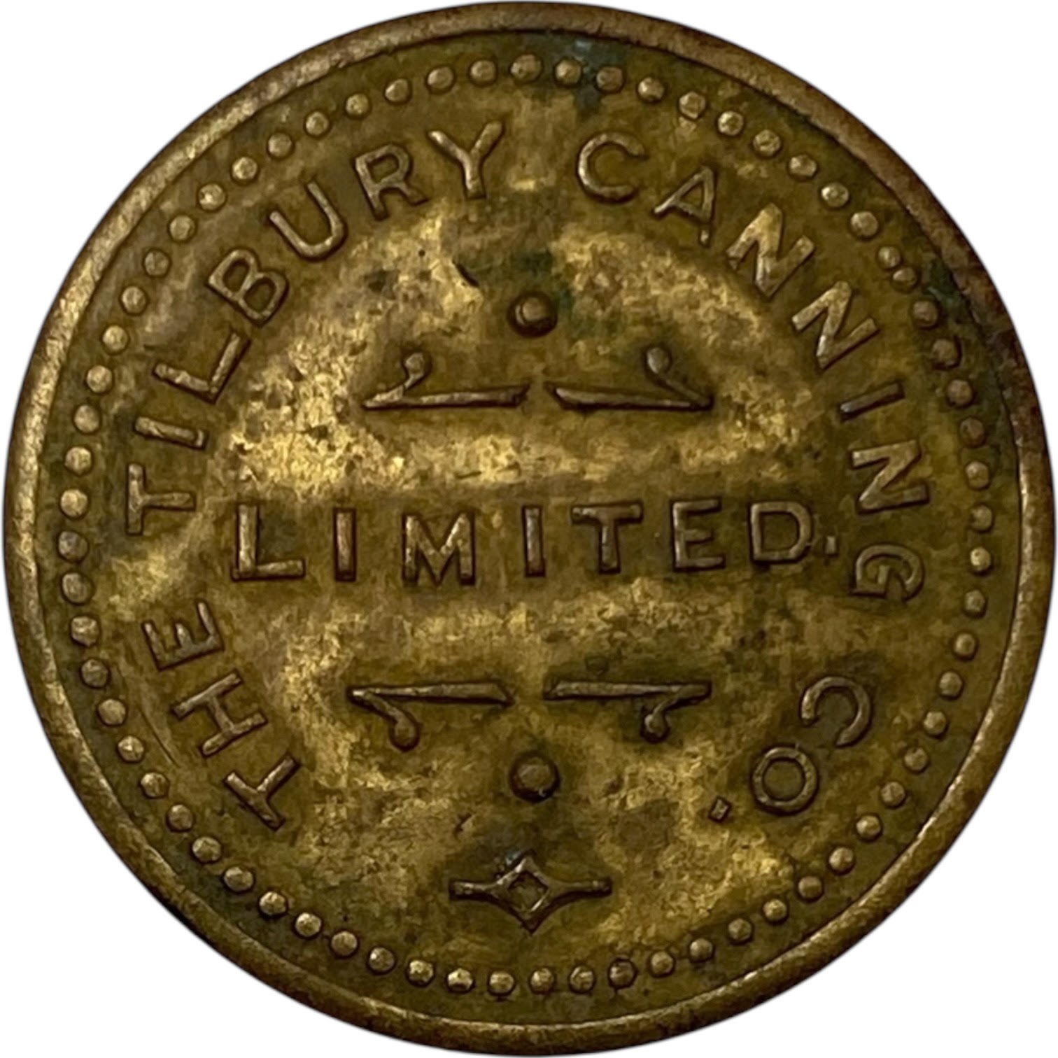 Kanada Tilbury Ontario One Pail Tilbury Canning Co. Merchant Token 1032 ...