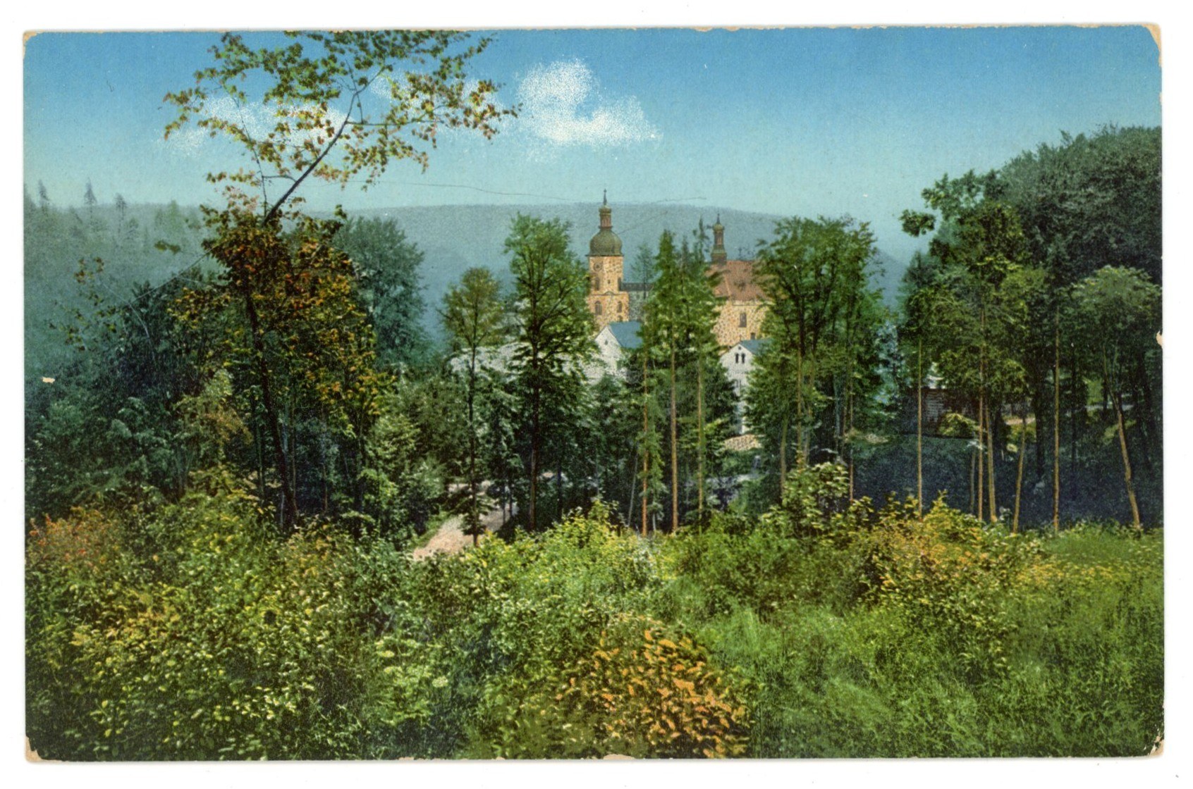 Czerna - Widok na klasztor OO. Karmelitów (od strony północnej) (251 ...