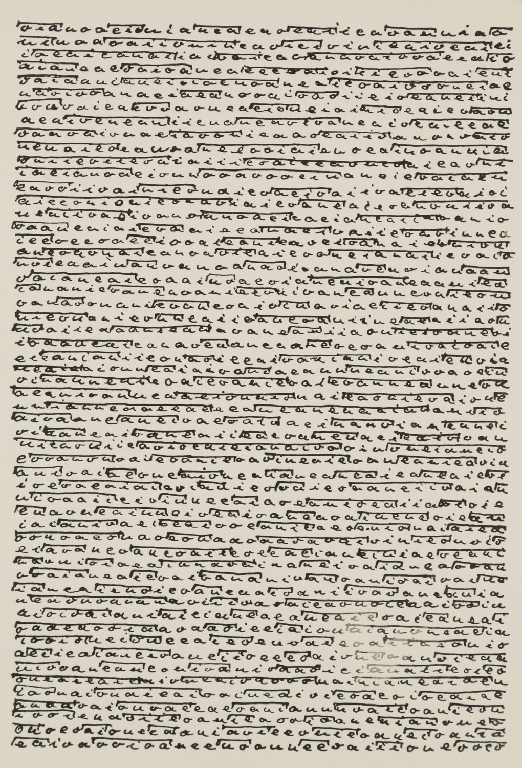 Antoni Starczewski (1924 Łódź - 2000 Łódź), "Samogłoski ze znakami ...