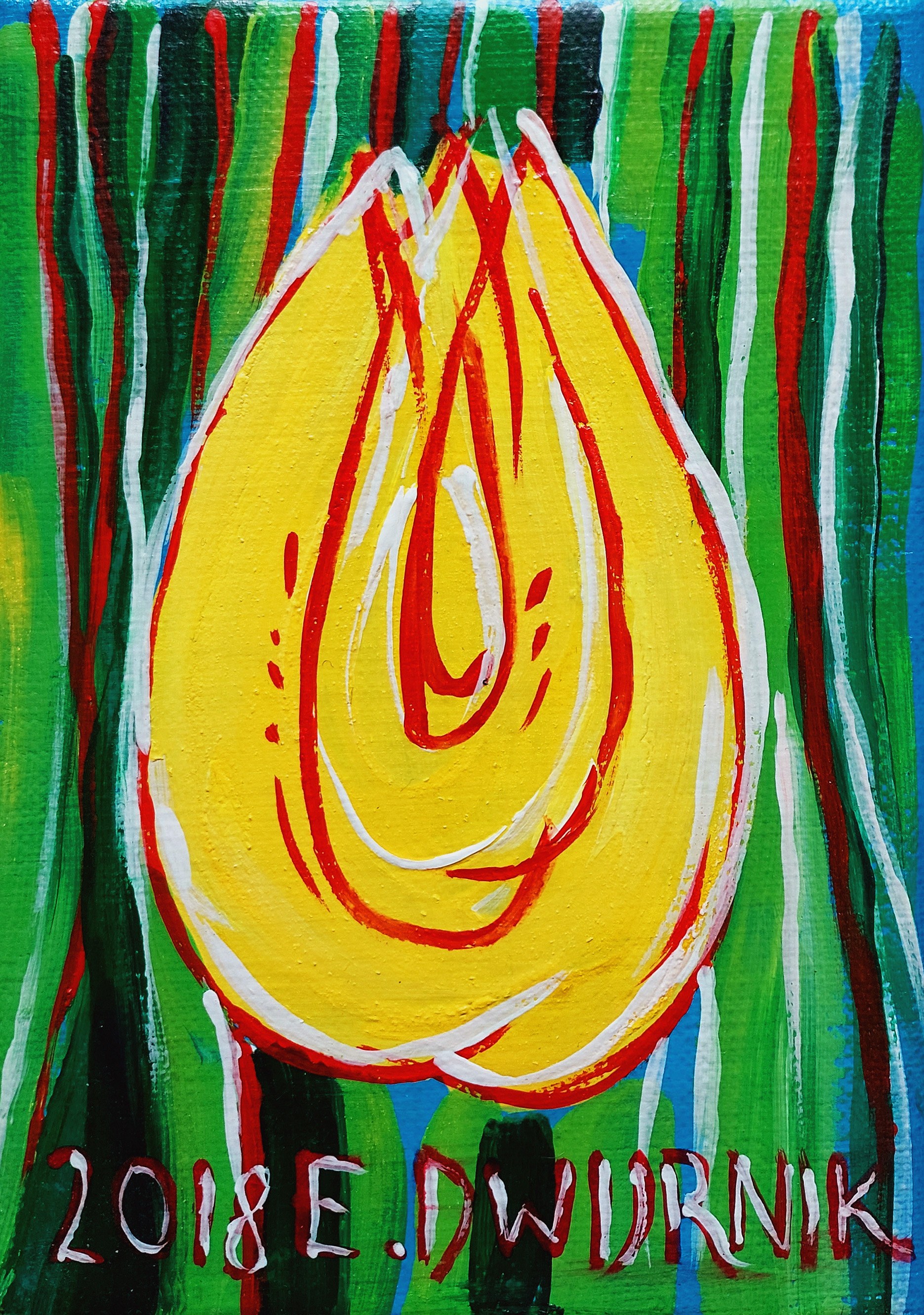 Edward Dwurnik (1943 - 2018), Tulipan, 2018 - Aukcja internetowa / Licytacja online - Cena - OneBid