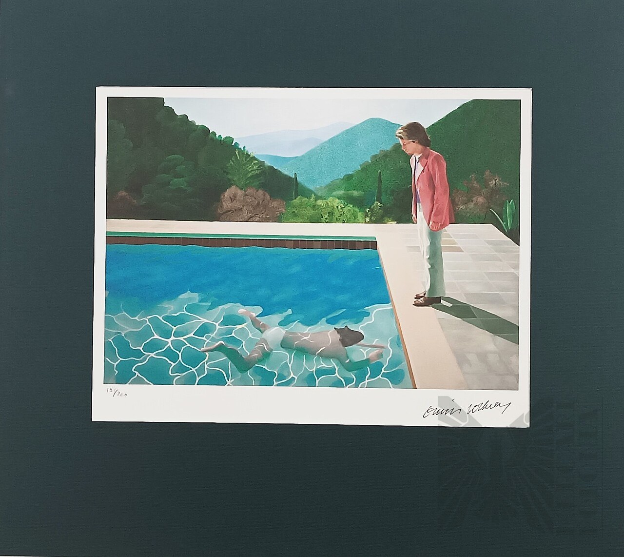 David HOCKNEY (ur. 1937), Portret artysty (Basen z dwiema postaciami ...