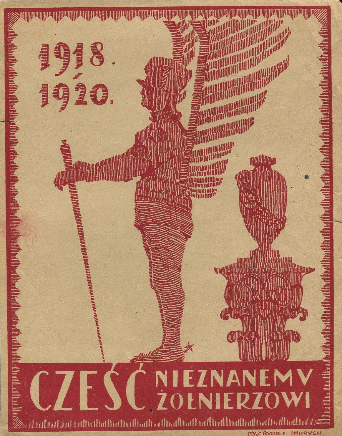 [druk ulotny] 1918-1920. Cześć nieznanemu żołnierzowi [il. Rudolf ...