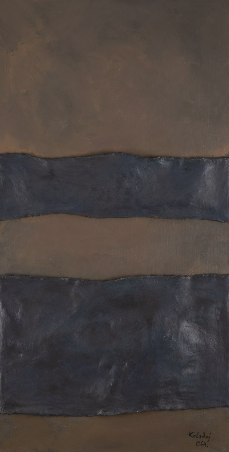 Aleksander Kobzdej (1920 Olesko - 1972 Warszawa), "Szczelina IX", 1964 ...