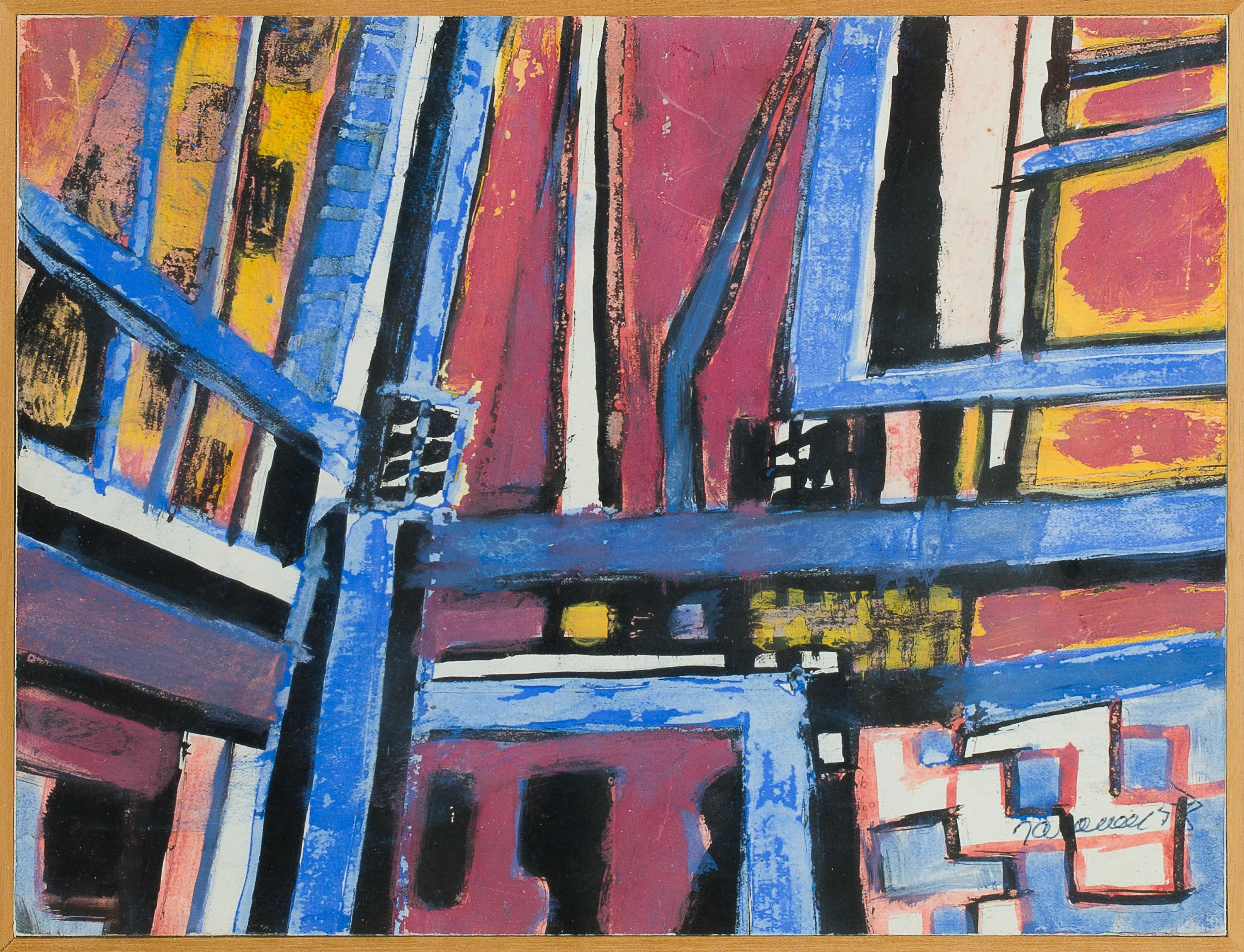 Józef Jarema (1900 Stary Sambor - 1974 Monachium), Bez tytułu, 1953 ...