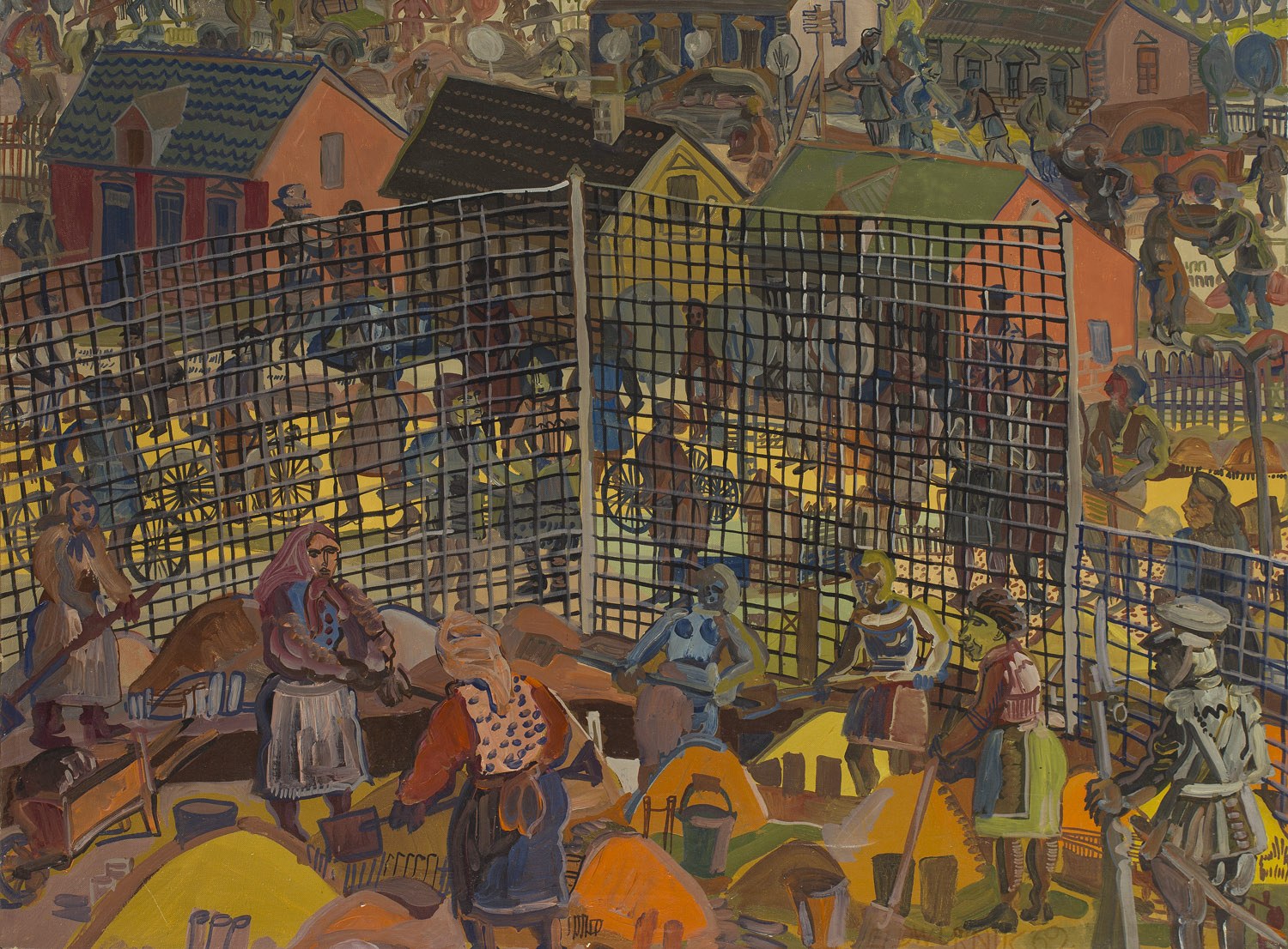 Edward Dwurnik (1943 Radzymin - 2018 Warszawa), "Baby (różowy)" z cyklu "Podróże autostopem ...