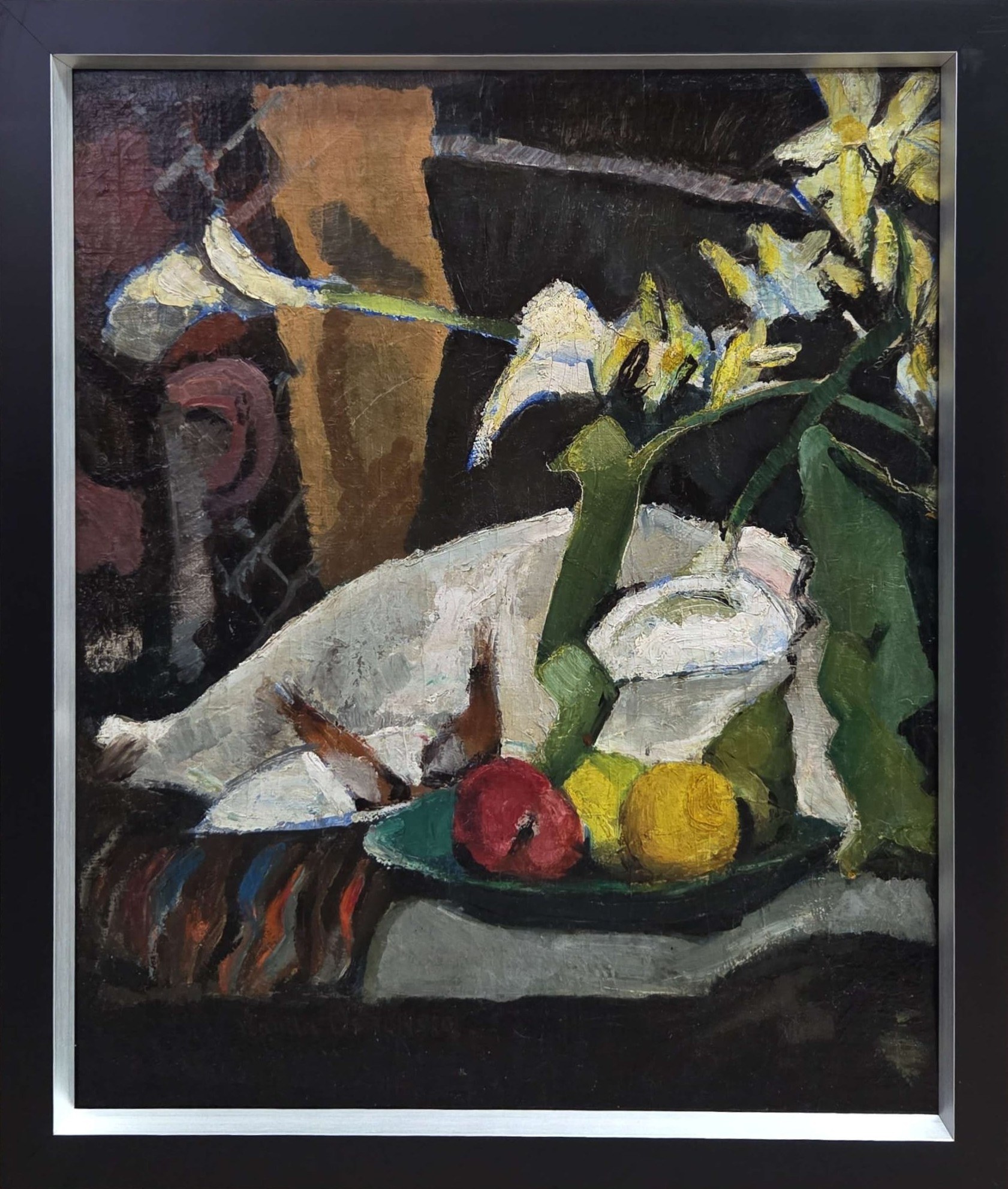 Wanda Ostrowska (1895 Warszawa - 1951 Londyn), Martwa natura z kaliami ...