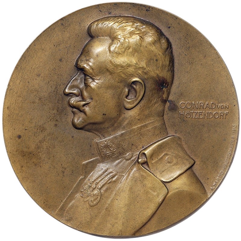 Austria, głównodowodzący armii austro-węgierskiej Conrad von Hötzendorf ...