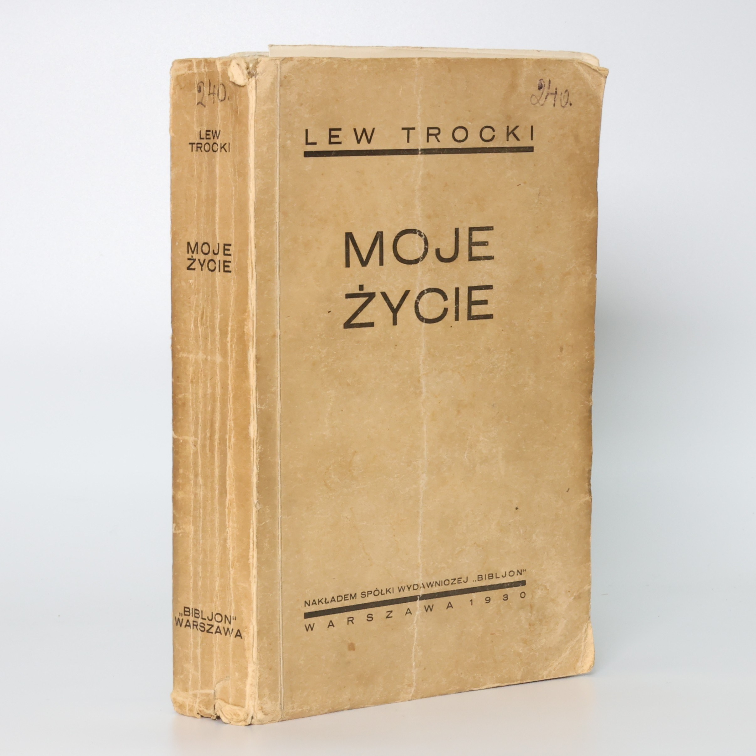 Trocki Lew- Moje życie. Próba autobiografji [pierwsze wydanie ...