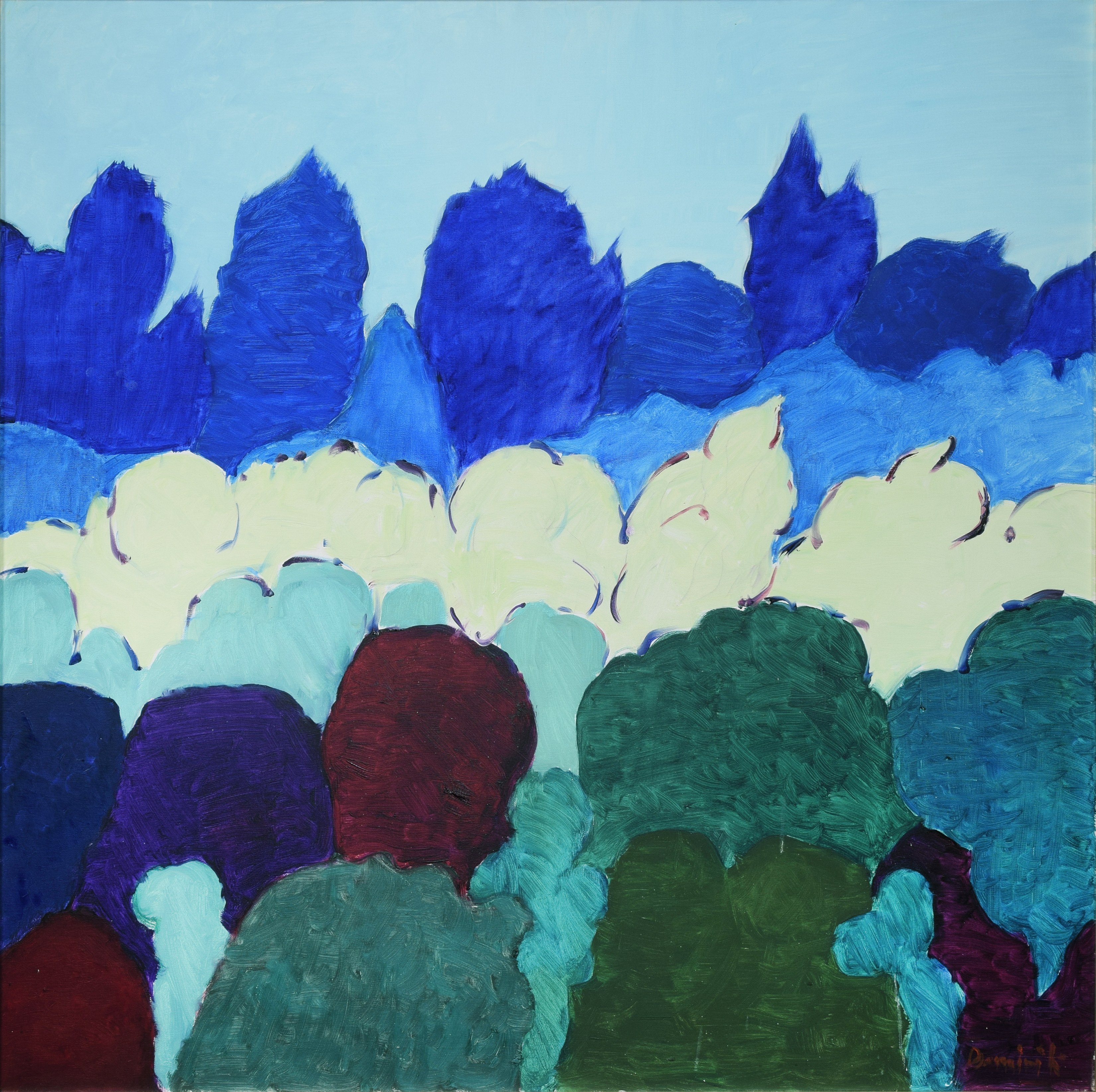 Tadeusz DOMINIK (1928-2014), Landscape, 2011 - Online auction / Online ...