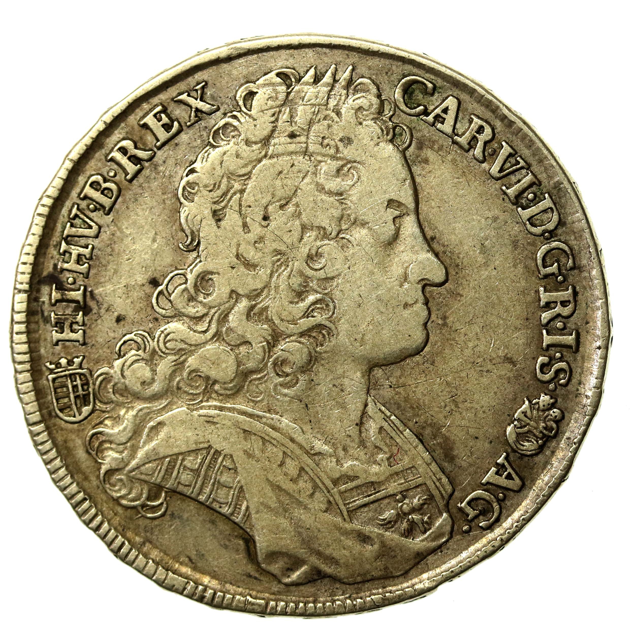Austria, Karol V, 1/2 talara 1719, Kremnica (680) - Aukcja internetowa ...