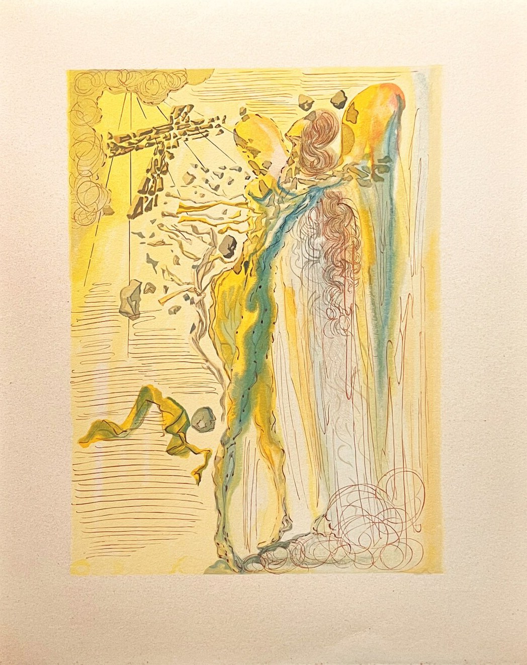 Salvador Dali (1904 - 1989), z serii Dante, Boska komedia, Raj, 1963 ...