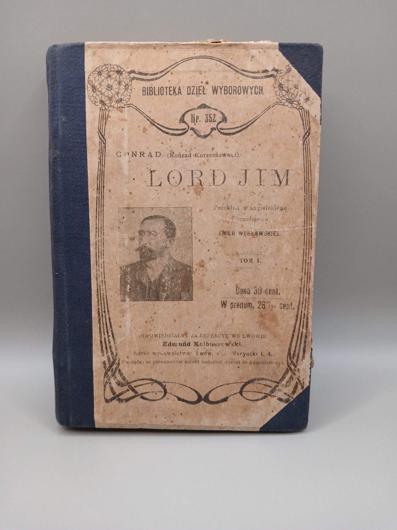 [Joseph] Conrad. LORD JIM. WARSZAWA; LWÓW 1904 [ PIERWSZE WYDANIE ...