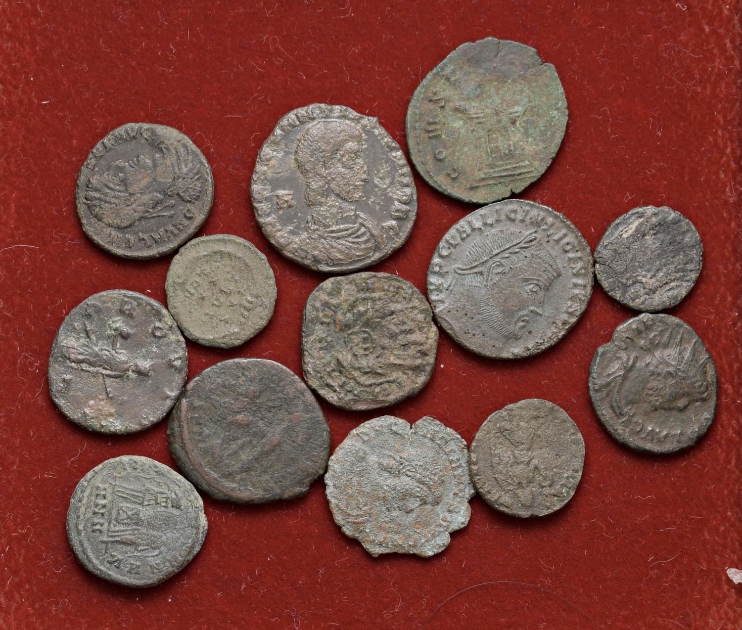 Roman coins Empire - Lots of thirteen Roman coins as pictured ...