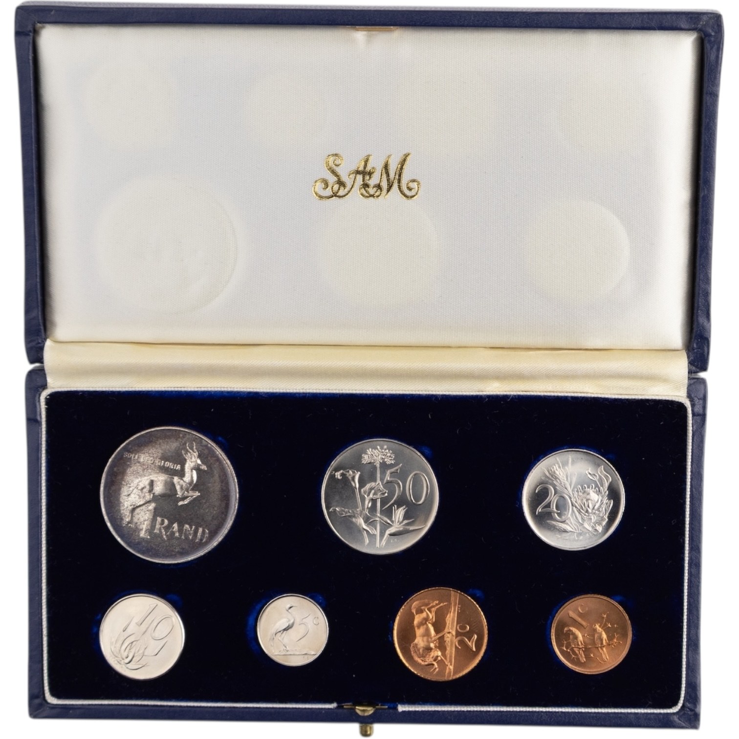 South Africa 1965 Proof Set (7 Pieces) - Aukcja internetowa / Licytacja ...