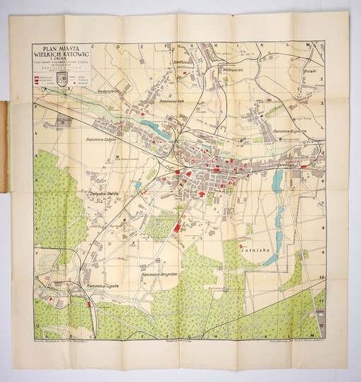 A plan of the city of Greater Katy and the surrounding area, circa 1935 ...