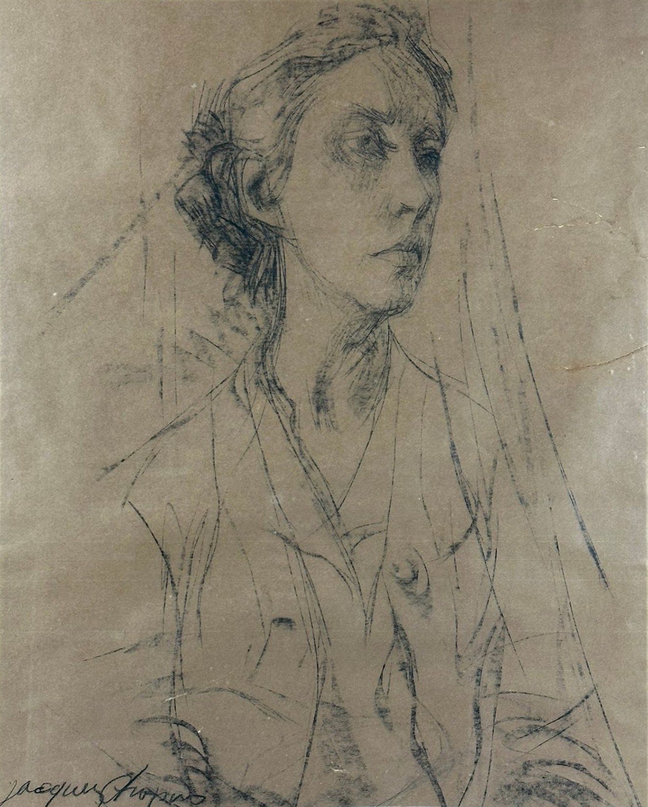 Jacques Chapiro (1897-1972), Portrait of a Woman - Online auction ...