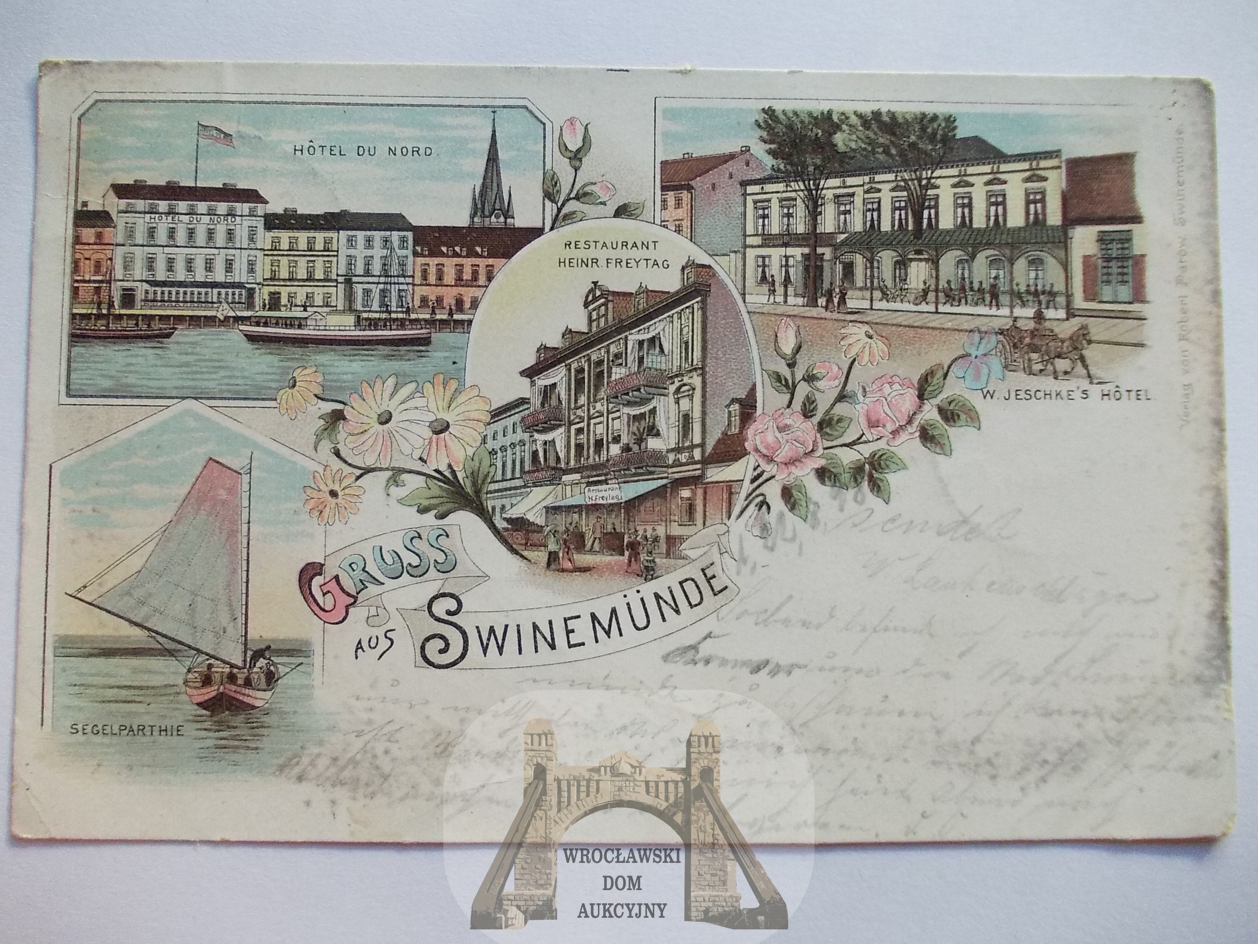 Świnoujście, Swinemunde, hotel du Nord, hotel Jeschkego, restauracja ...