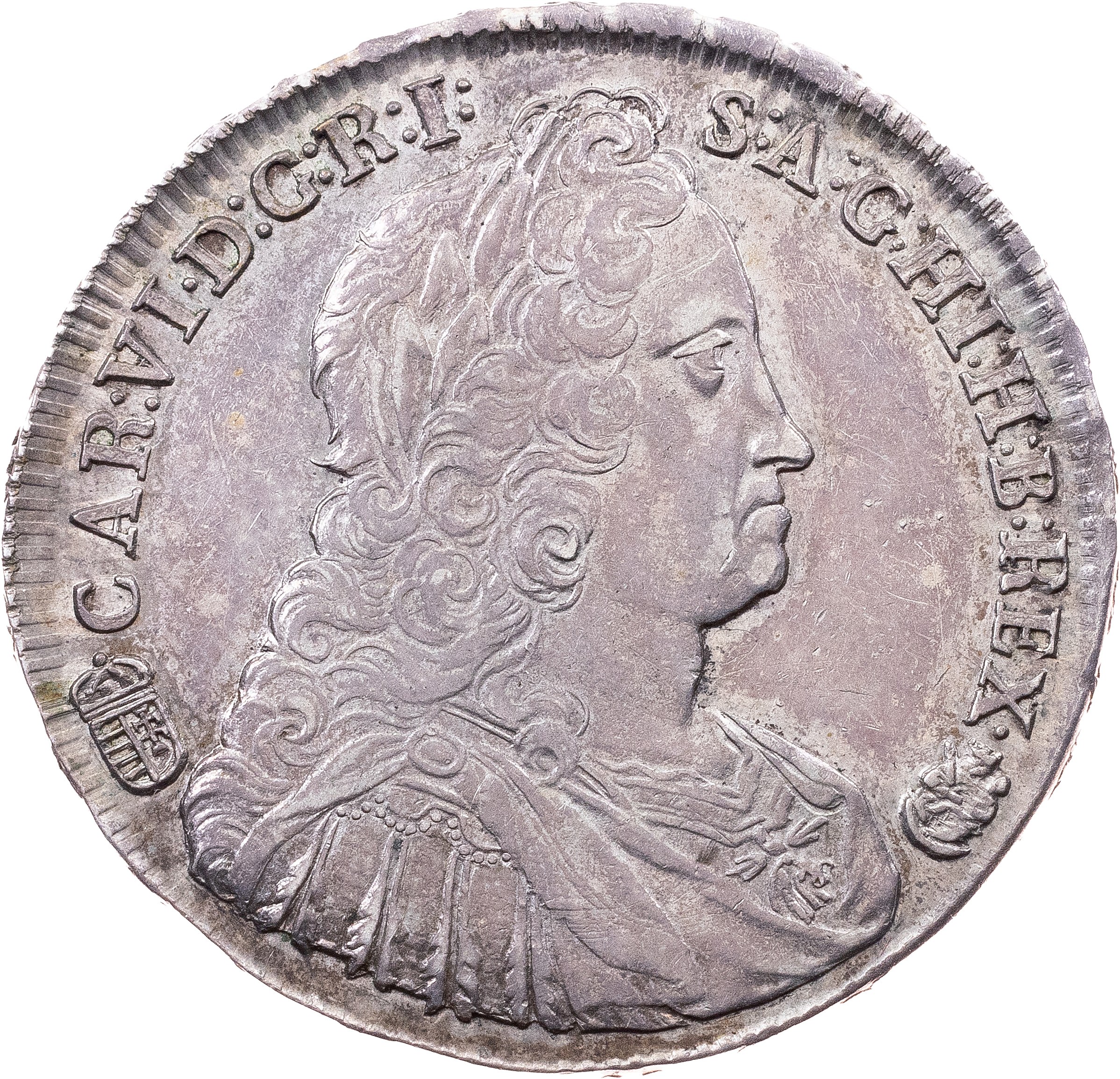Karol VI, 1/2 talara 1738, KB, Kremnitz - Aukcja internetowa ...