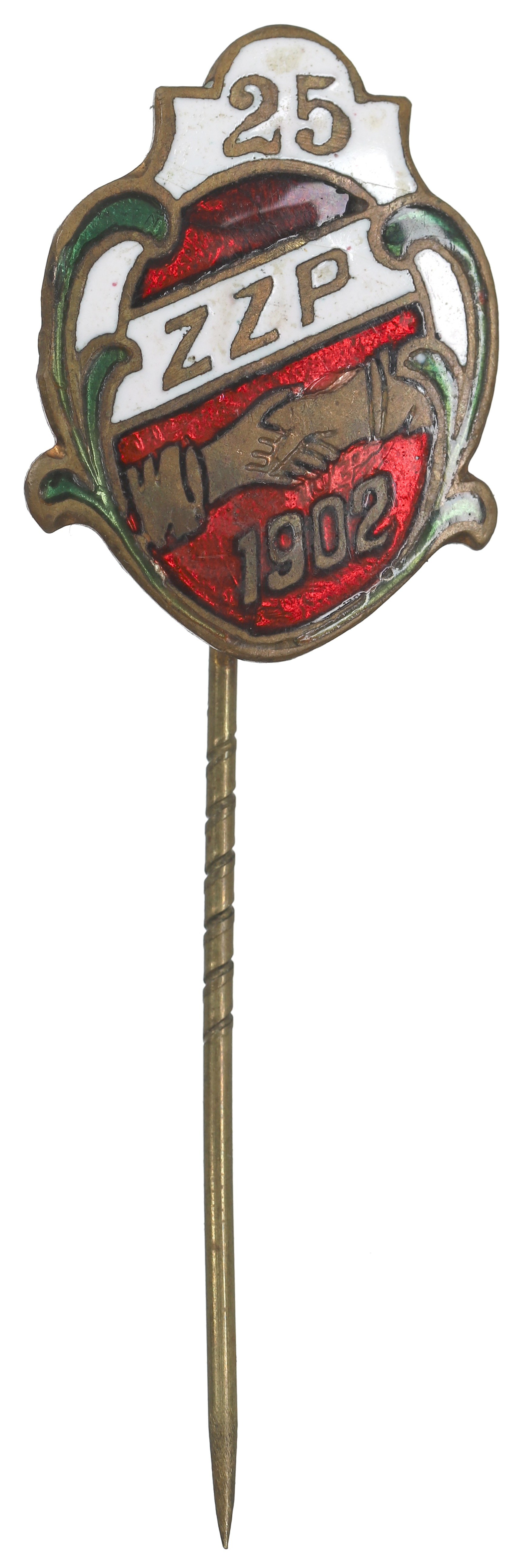 II RP, Badge of 25 years of the Polish Trade Union 1927 - Online ...