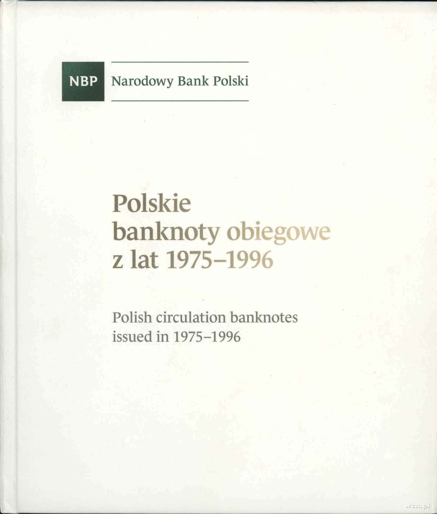 Poland, banknote booklet "Polish circulating banknotes from 1975 - 1996 ...