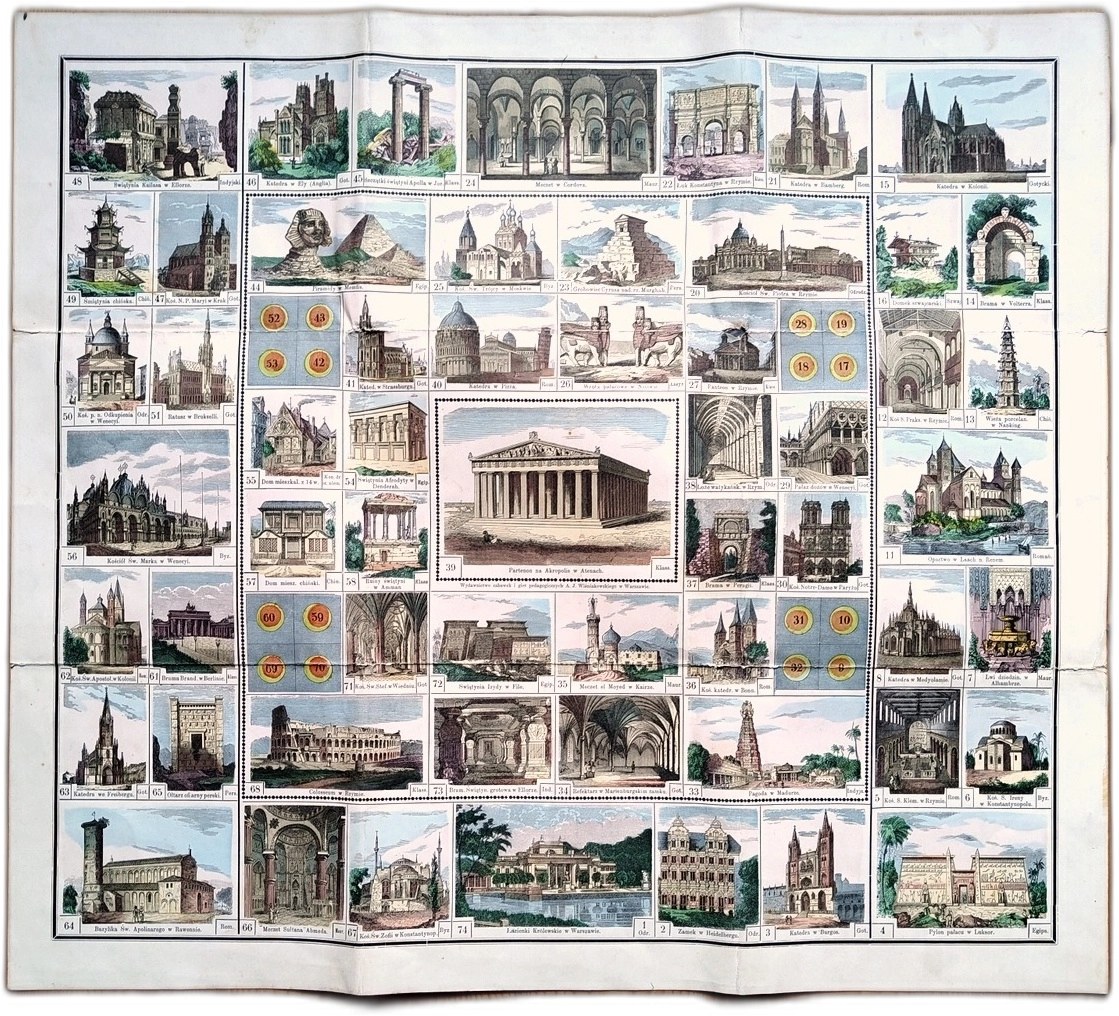Journey of the World - A board game circa 1870, of the Assarmot game ...