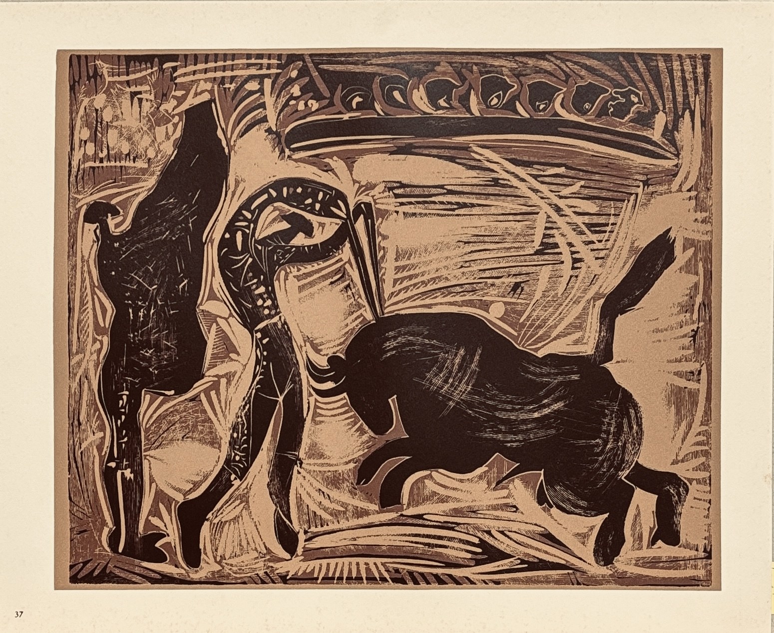 Pablo Picasso (1881-1973) - Les Banderilles, 1963 z cyklu Tauromachia ...