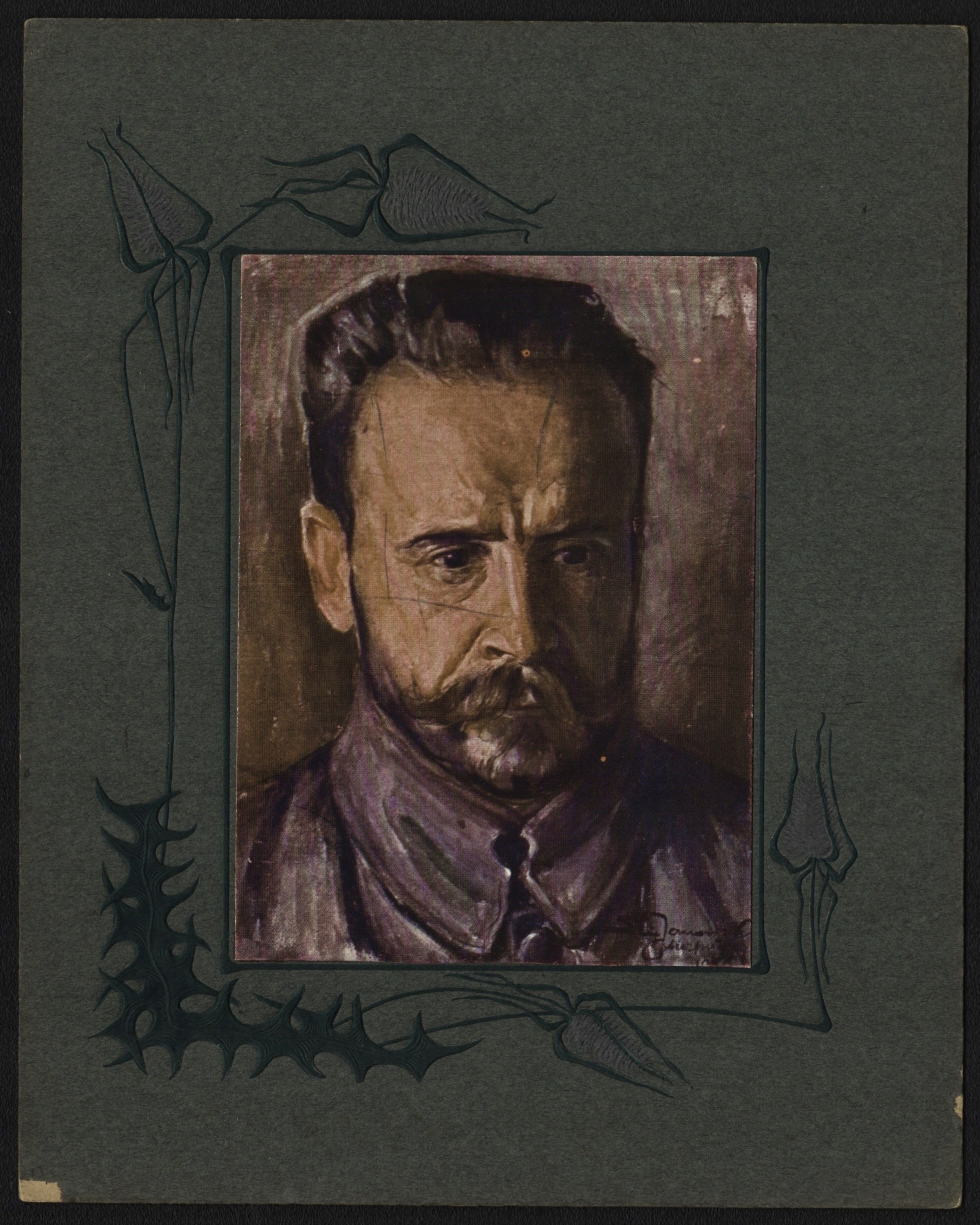 HALLER Jozef general] Reproduction of the portrait of Colonel Jozef ...