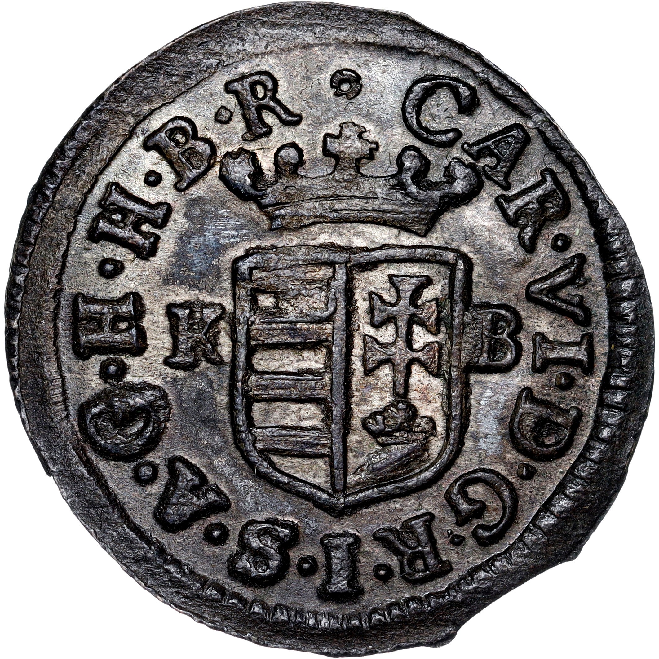 Karol VI. (1711-1740) Denar 1733 KB - Aukcja internetowa / Licytacja ...