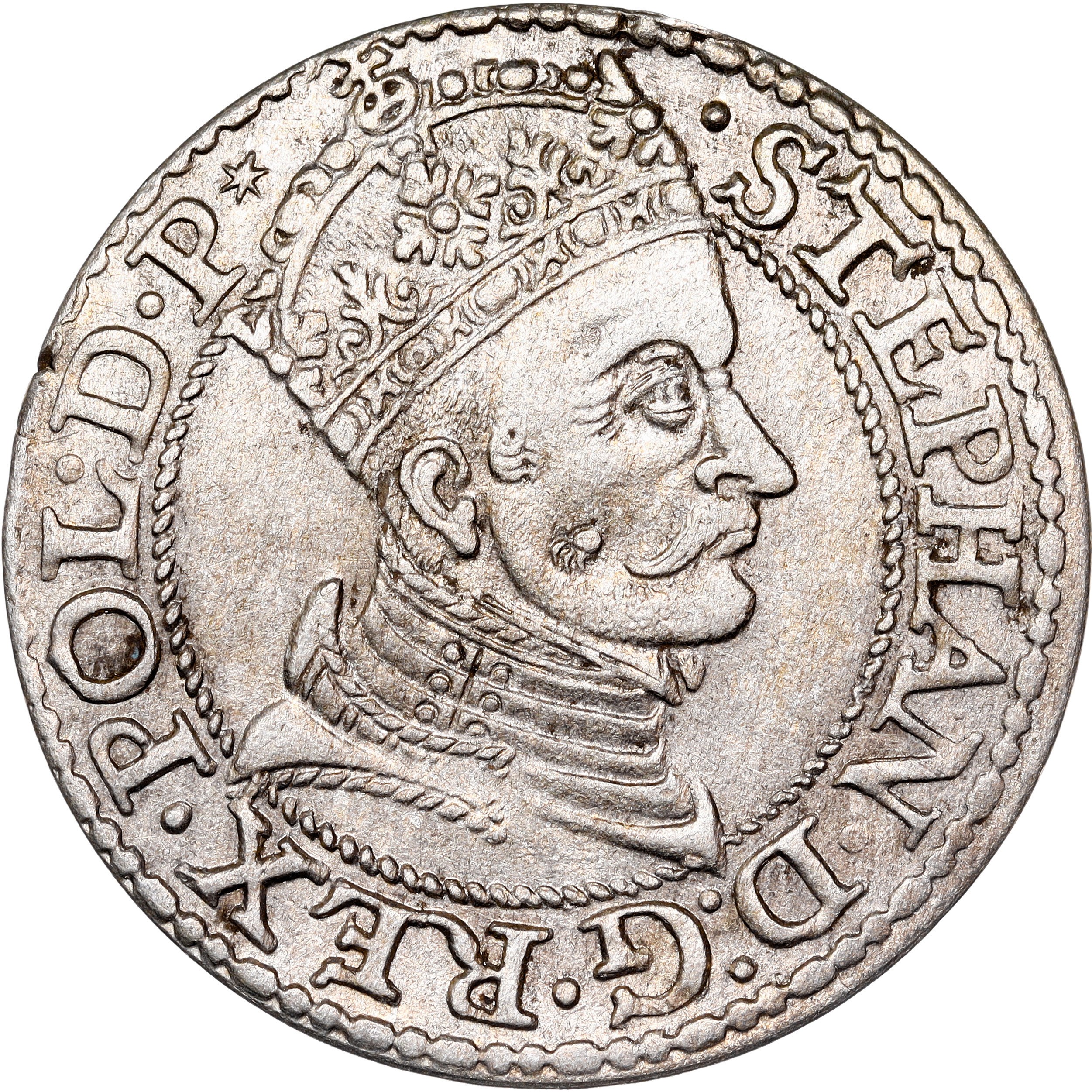 Polska - Stefan Batory Grosz (Groschen) 1579 Gdańsk - Aukcja ...