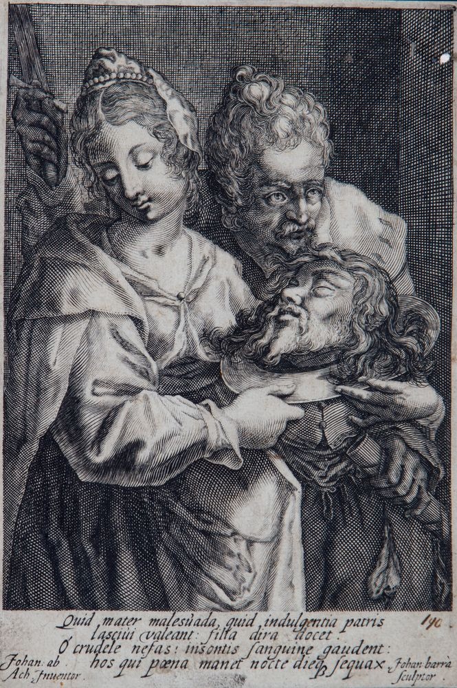 Johannes BARRA, HERODIADA Z GŁOWĄ ŚW. JANA CHRZCICIELA - Aukcja ...