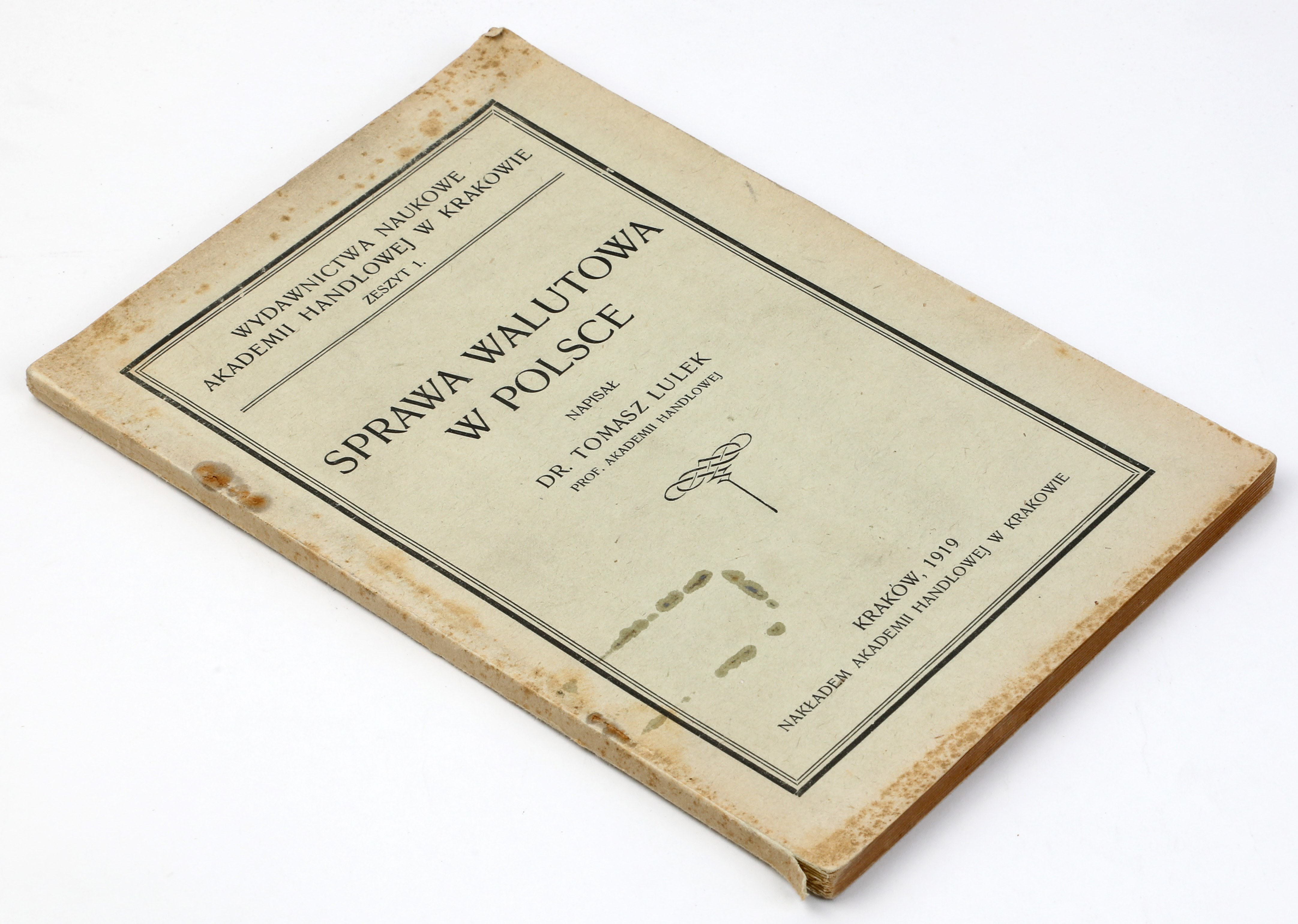 Sprawa walutowa w Polsce, T. Lulek 1919 - Aukcja internetowa ...