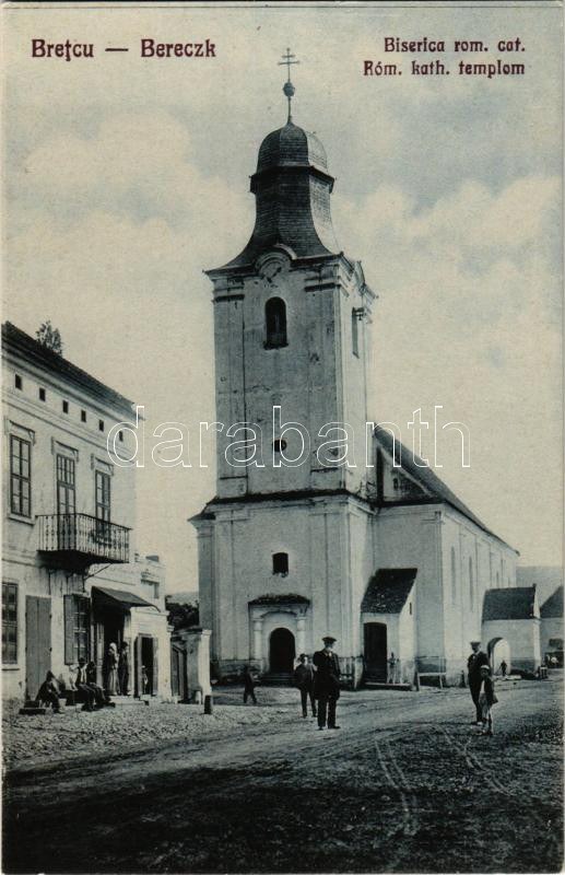 1940 Bereck, Bereczk, Bretcu; Biserica rom. cat. / Római katolikus ...