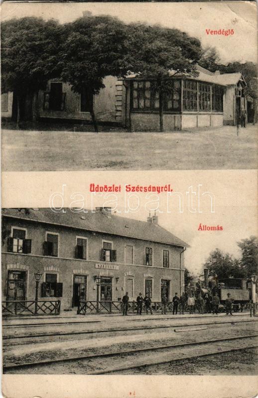 1916 Torontálszécsány, Szécsány, Setschan, Secanj; vendéglő, étterem ...