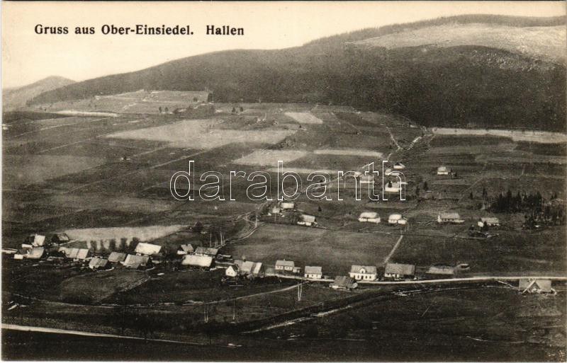 Dolní Poustevna, Ober-Einsiedel; general view. Kunstanstalt J. J ...