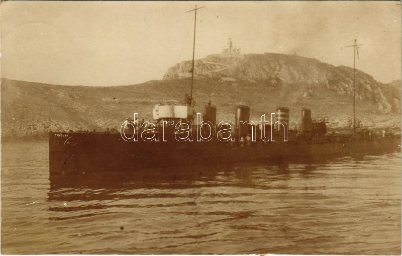 1916 SMS TRIGLAV Osztrák-magyar Haditengerészet Tátra osztályú romboló ...