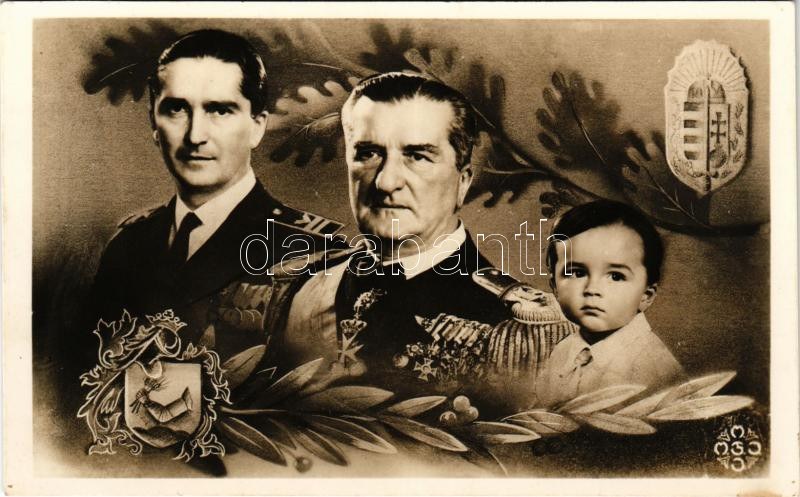 Horthy István, Horthy Miklós, Horthy Istvánka. A Vitézi Rend címere ...