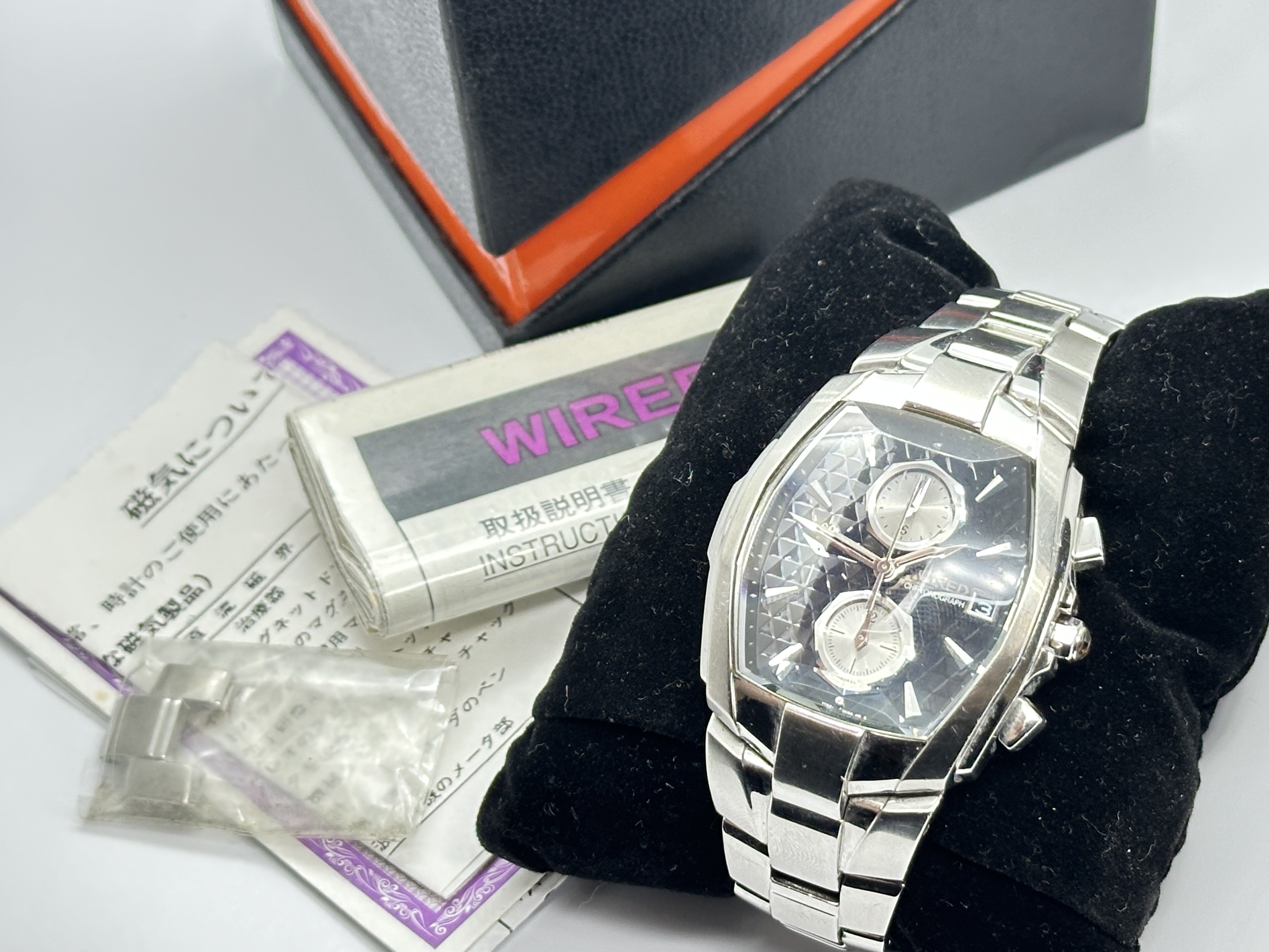 Men's Wired (Seiko) Chronograph 40mm Full Set Watch - Online auction ...
