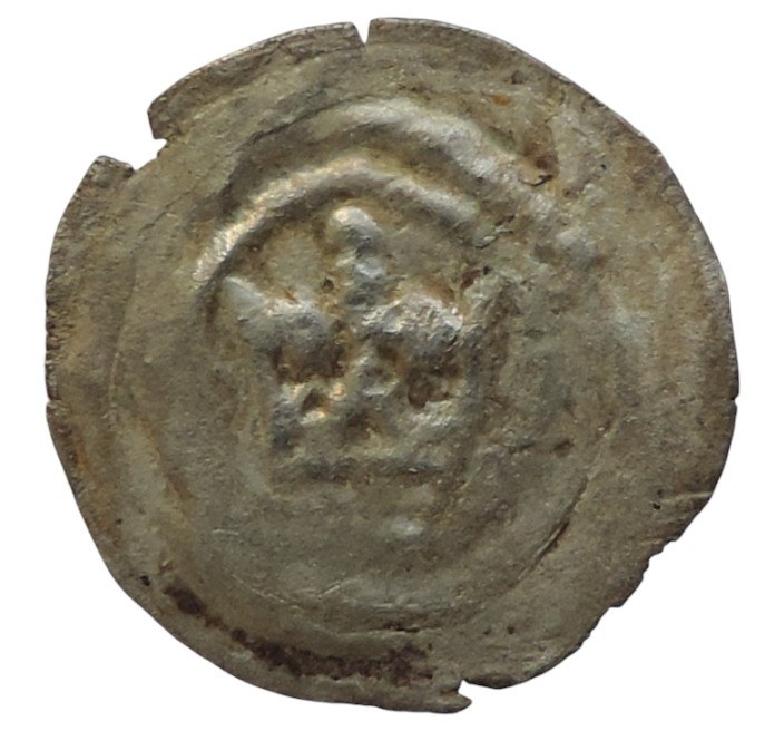 Karol IV. 1346-1378, grosz z koroną lilii, Kutná Hora, 0,27g/16mm ...