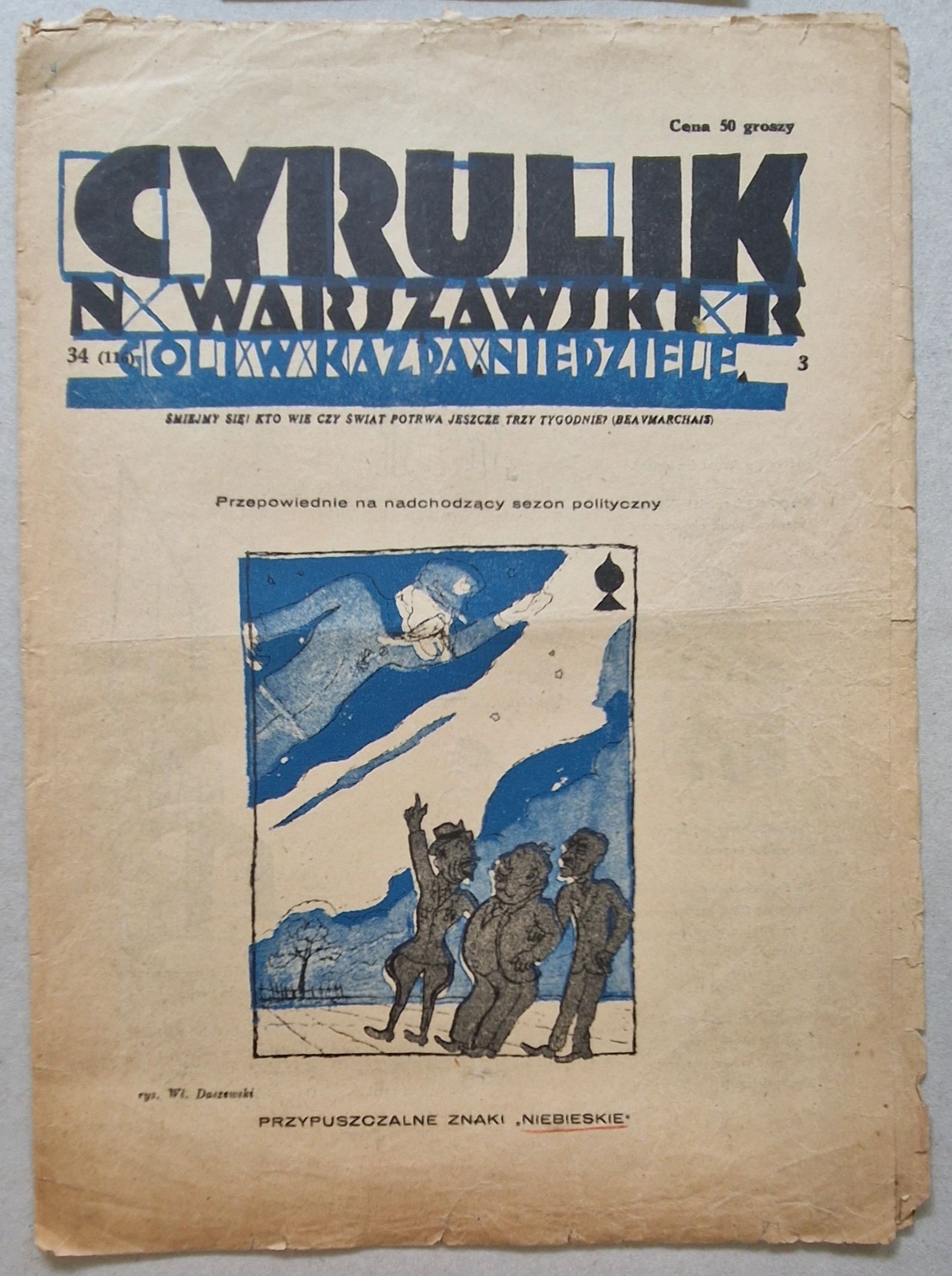 Cyrulik Warszawski. R.1928 nr 34 [Litwa] - Aukcja internetowa ...