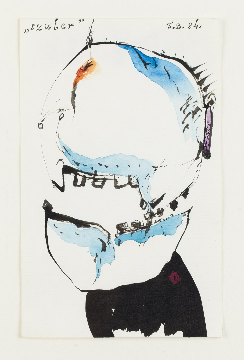 Tadeusz Brzozowski (1918 Lwów - 1987 Rzym), "Szuler", 1984 - Aukcja ...