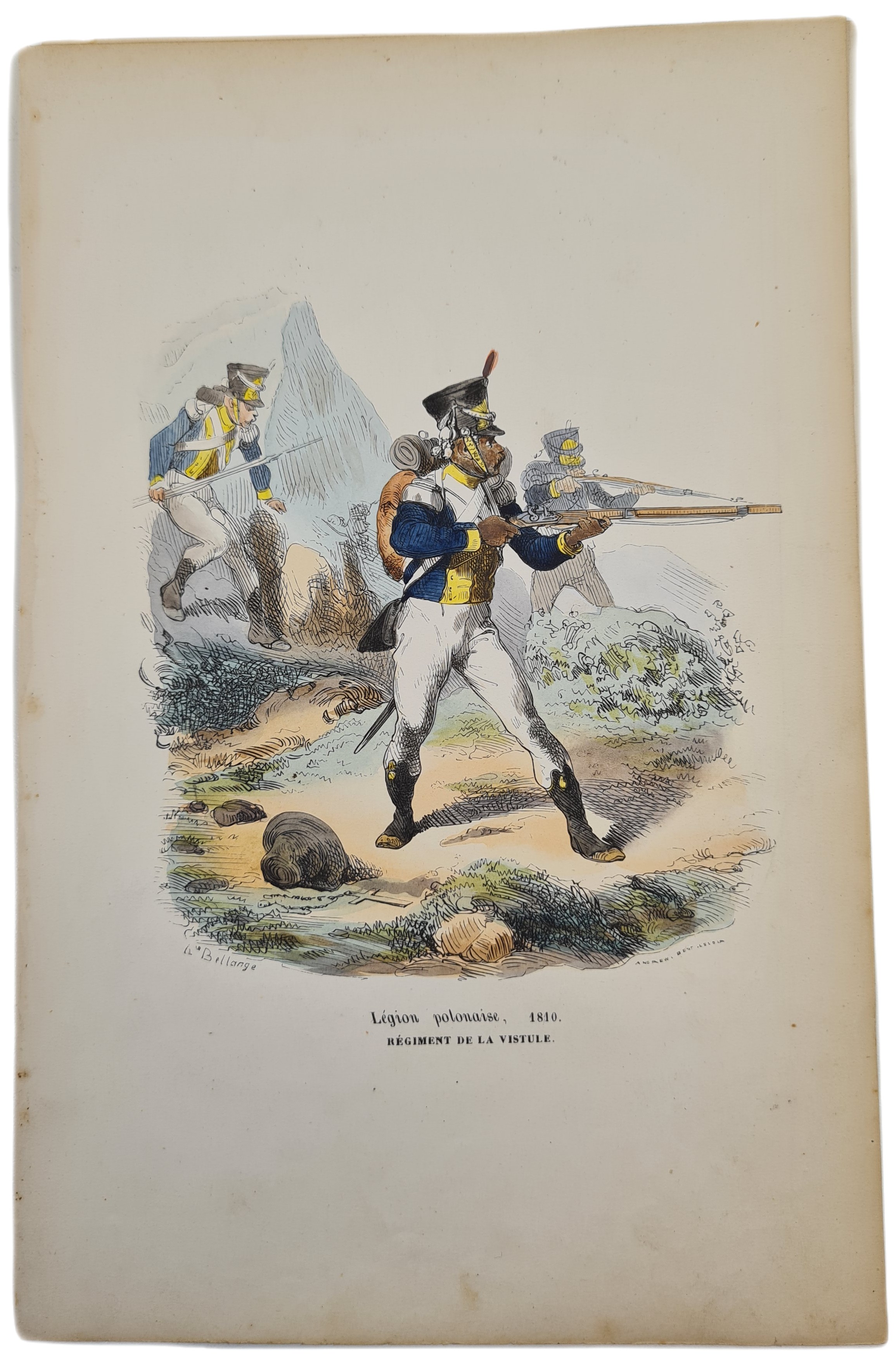 [VERNET] LEGION POLONAISE 1810 Regiment de la Vistule/ LEGION POLSKI ...